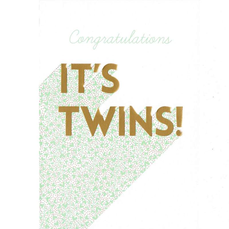 Congratulations It's Twins Card – Basketique