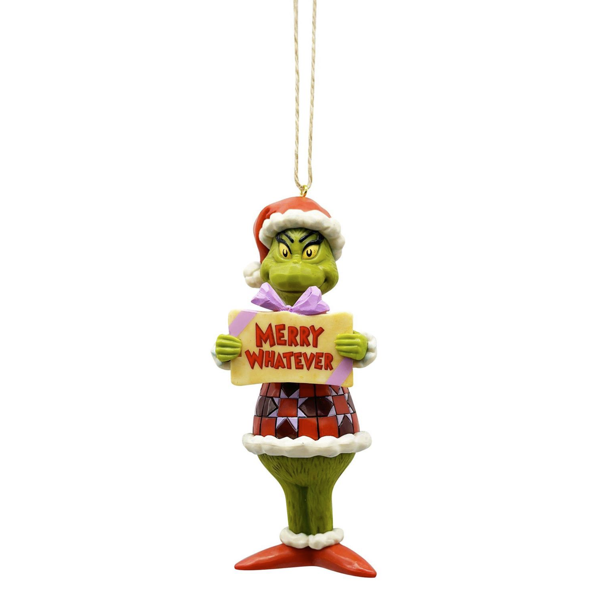 Merry Whatever Grinch Ornament – Basketique