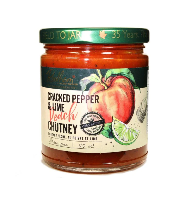 Rootham - Cracked Pepper & Lime Peach Chutney 250 ml – Basketique