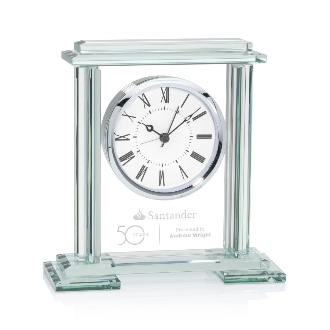 Cranston Clock (Engraving Included) – Basketique